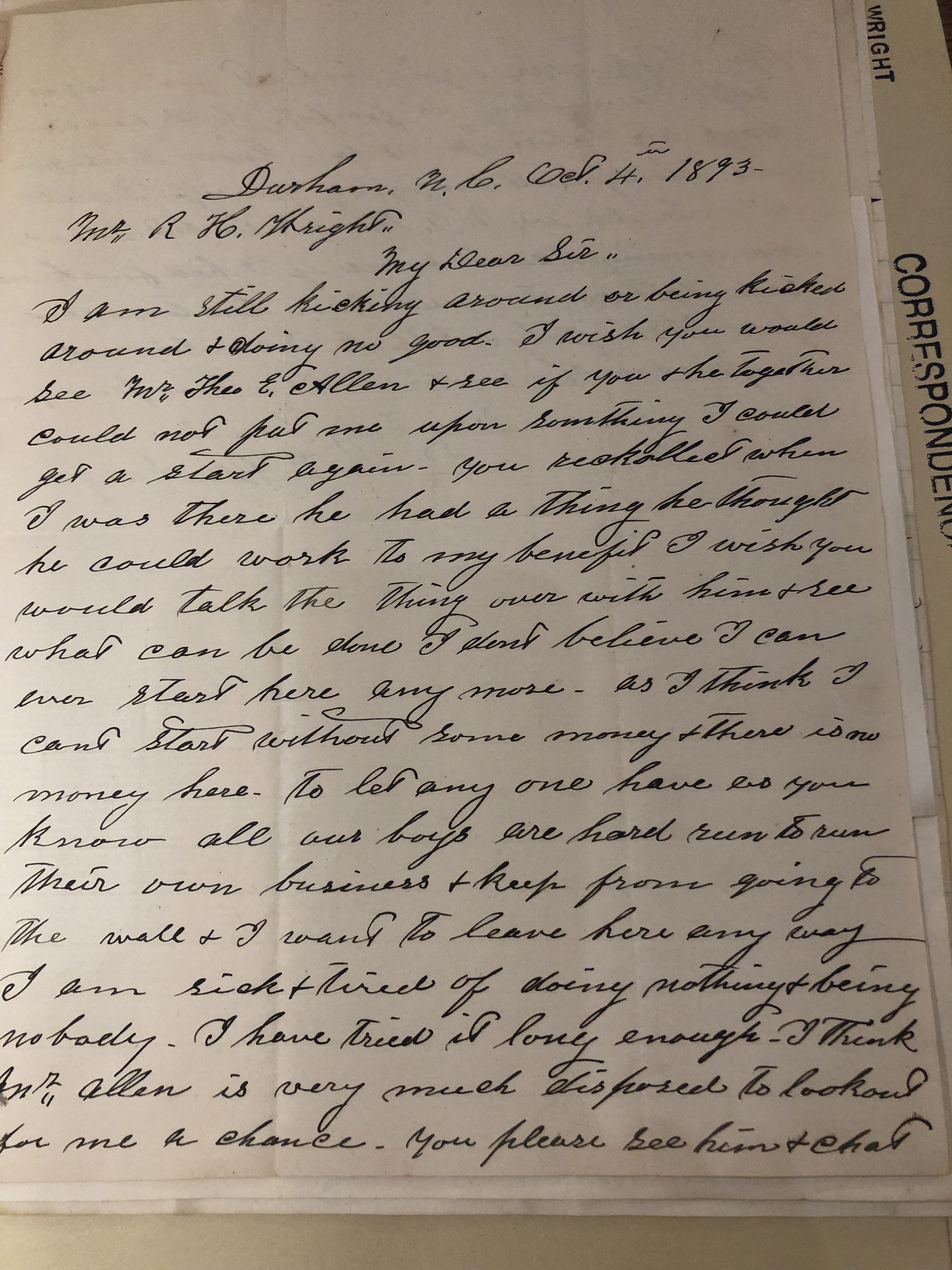 History Through Letters